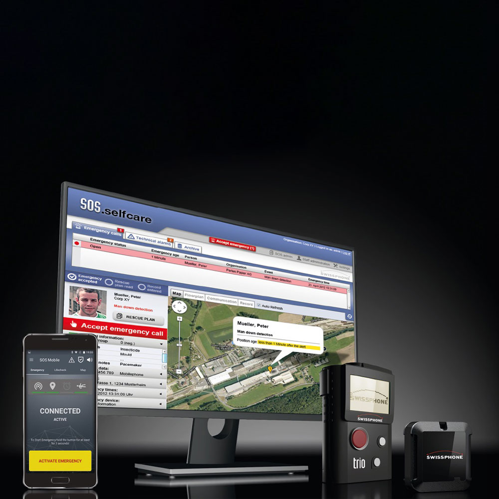 Swissphone SOS Portal - Mørkedal Telecom